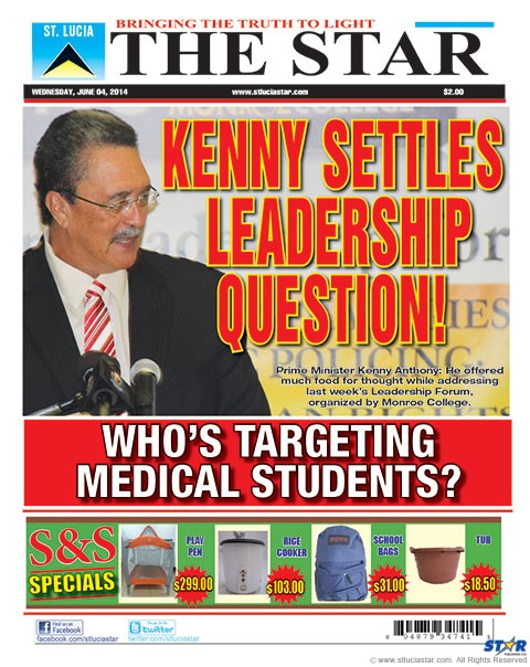 Star Newspaper Wednesday June 4th 2014 | THE STAR - St Lucia